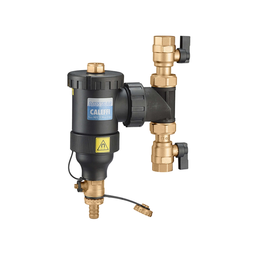 Caleffi DIRTMAG Schlammabscheider 1 1/4", DN 32, mit Magnet, mit Absp