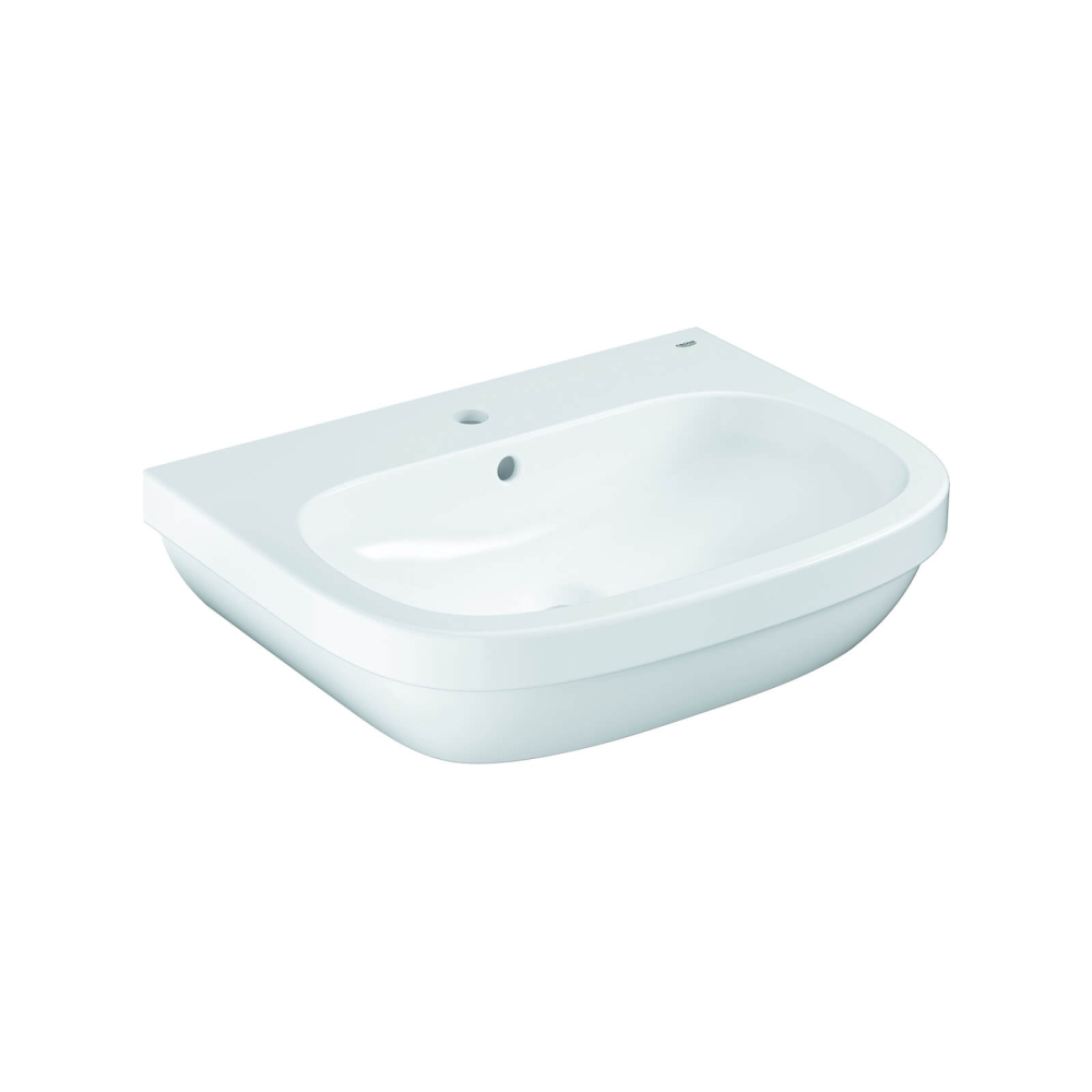 GROHE Waschtisch Euro Keramik 65 x 51 cm rund alpinweiß