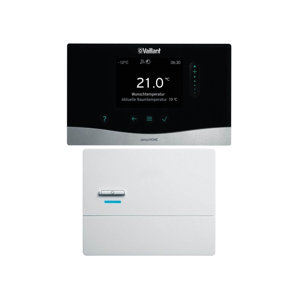 Vaillant Funk-Raumtemperaturregler sensoHOME VRT 380f/2, eBUS-Schnitt